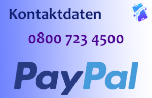 PAYPAL aktuelle Telefonnummer und Kontakt 《 Kostenlos